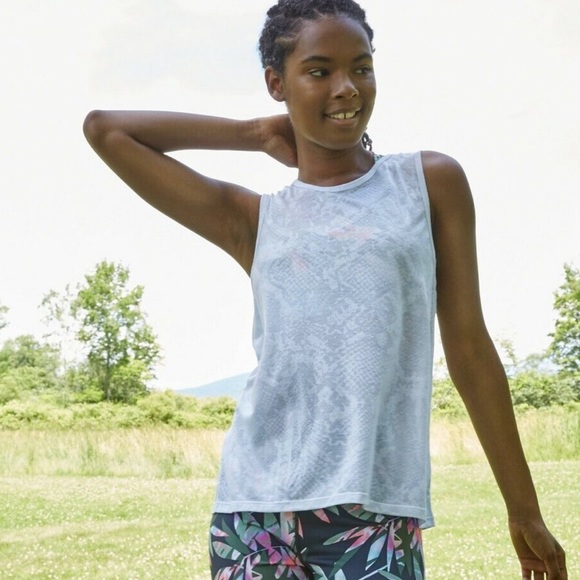 JoyLab | Tops | Joy Lab Snakeskin Burnout Tank Top White | Poshmark